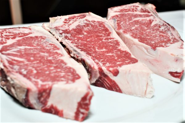Dry-Aged USDA Prime Bone-In NY Strip Steak, Center Cut (24-26 oz. each ...